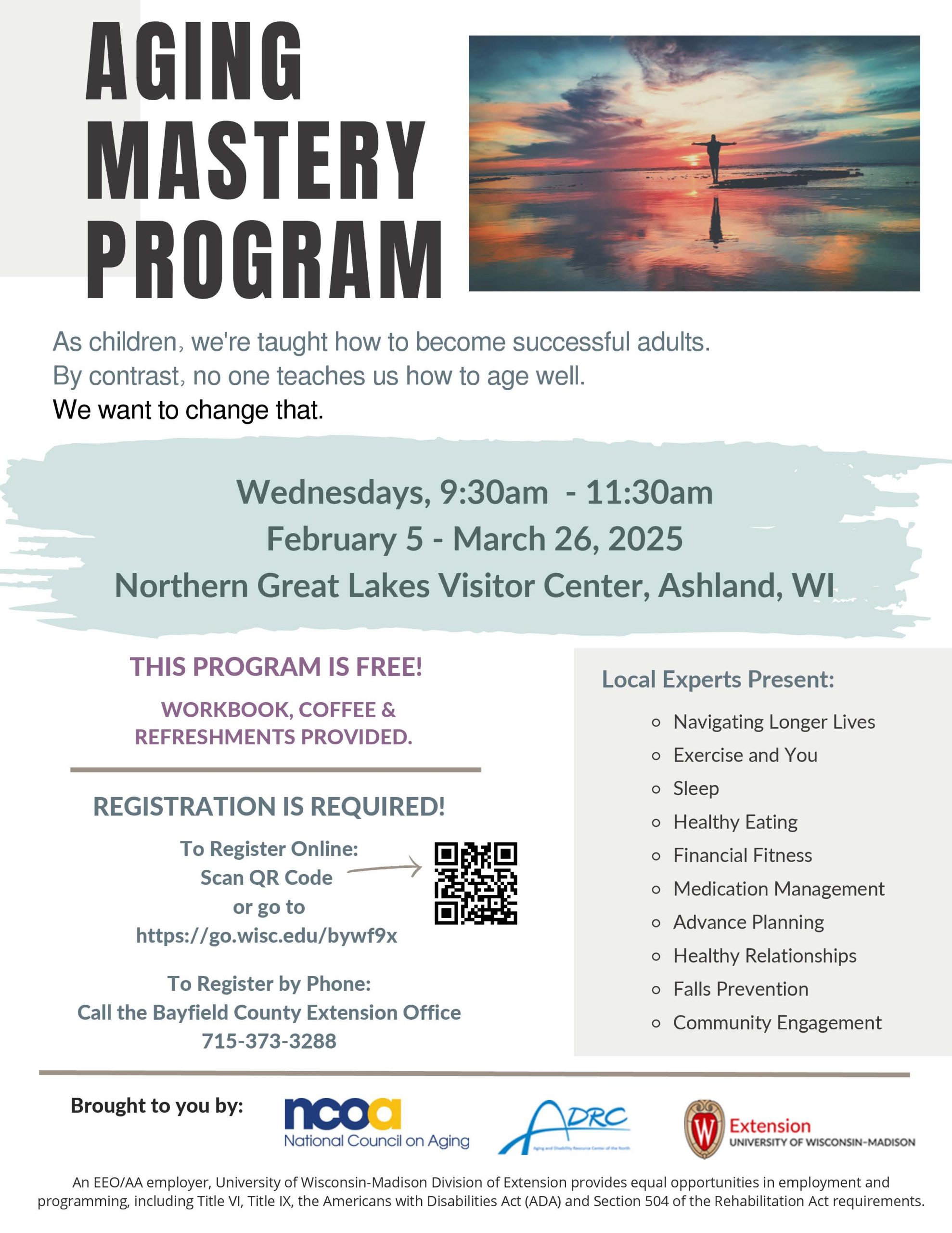 Aging Mastery Program (AMP) – Extension Bayfield County