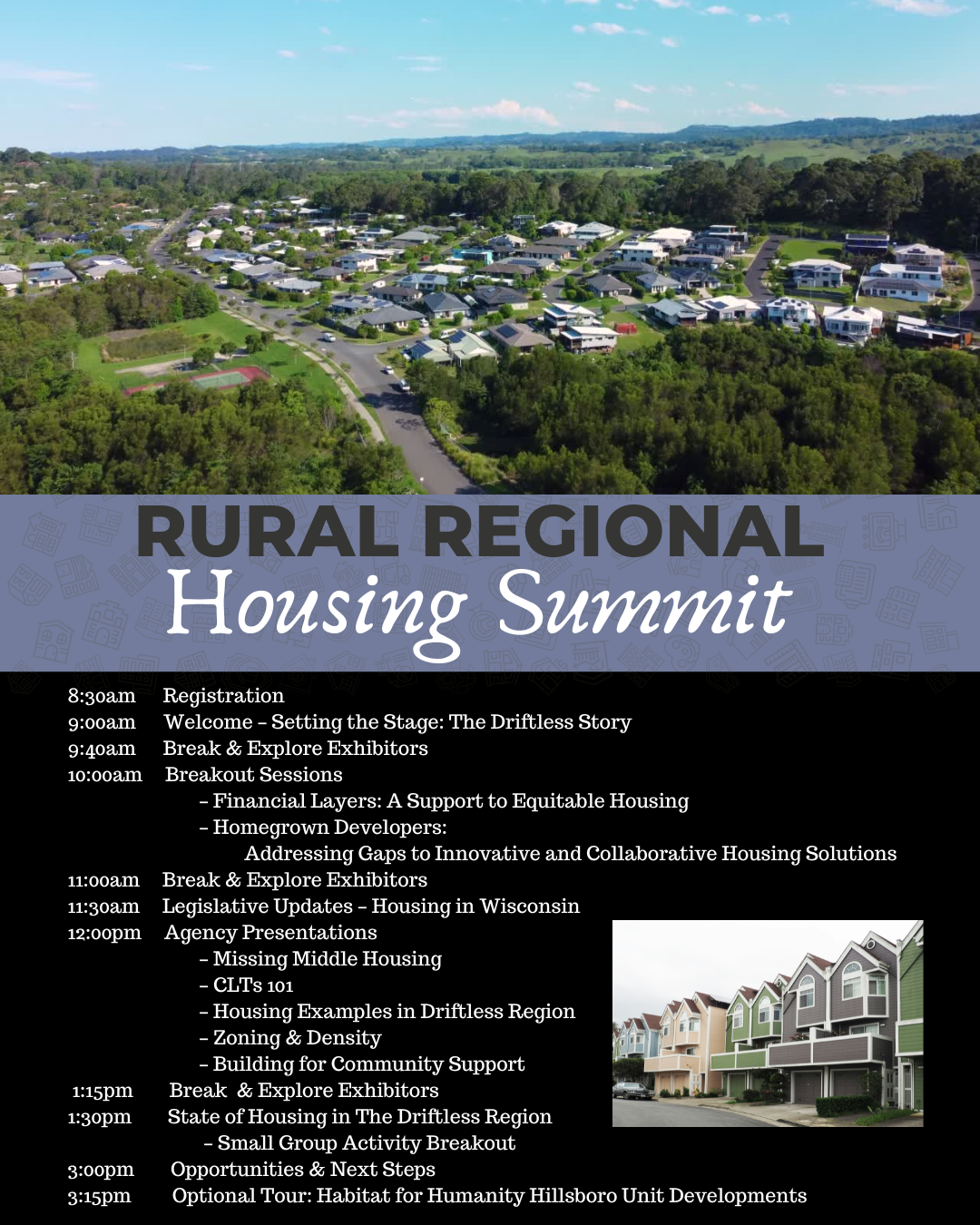 Driftless Regional Rural Housing Summit – Extension Bayfield County