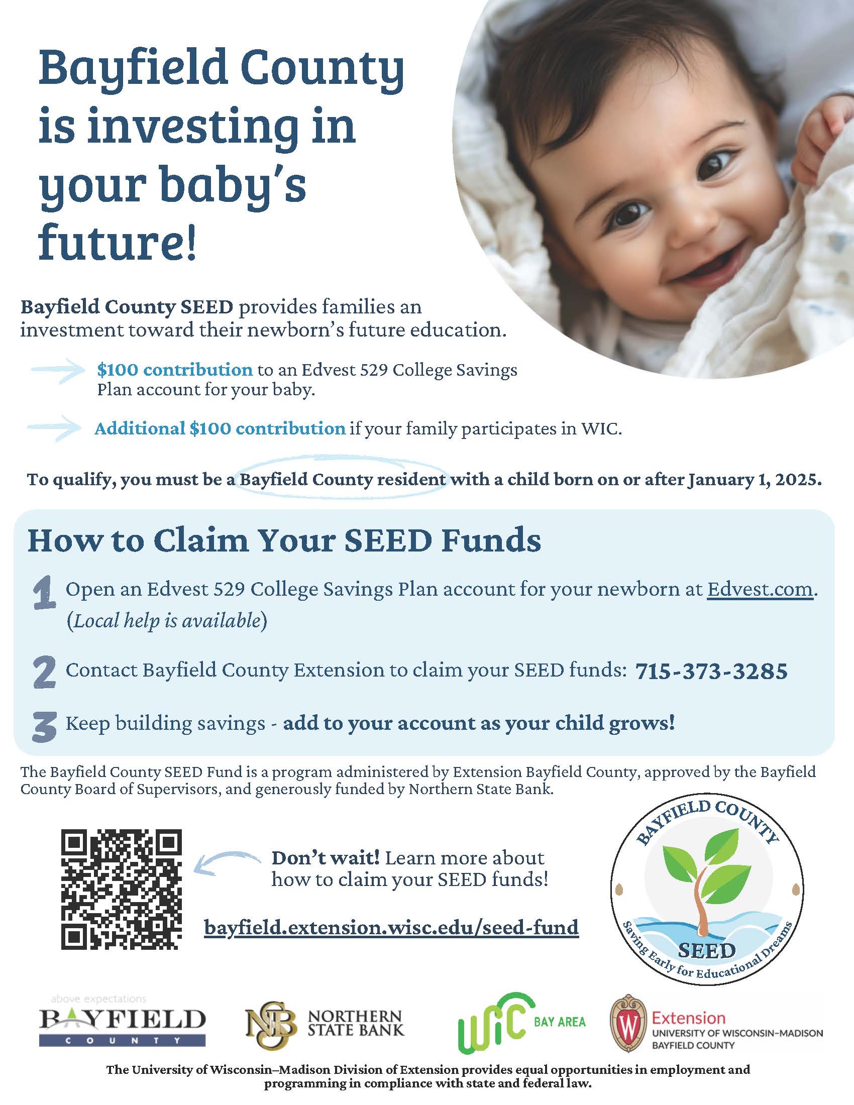 Saving Early for Educational Dreams (SEED) – Extension Bayfield County
